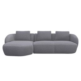 FLEXLUX Wohnlandschaft &raquo;Torino, rund, L-Form, Sofa-Ecke mit Recamiere, Longchair-Sofa&laquo; Modernes, organisches Sofa-Design, Kaltschaum, 