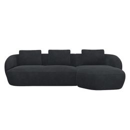 FLEXLUX Wohnlandschaft &raquo;Torino, rund, L-Form, Sofa-Ecke mit Recamiere, Longchair-Sofa&laquo; Modernes, organisches Sofa-Design, Kaltschaum, 