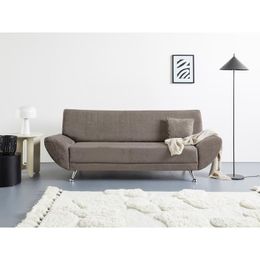 Home Affaire 3-Sitzer &raquo;Saltare elegant und komfortabel, toller Designfu&szlig;&laquo; braun 100% Polyester