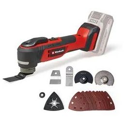 Akku-Multifunktionswerkzeug Einhell "TP-MG 18 Li BL - Solo", rot (rot, schwarz), B:10cm H:7,1cm L:28,6cm, Kunststoff, Multifunktionswerkzeug-Maschinen, 3 Funktionen: Schleifen, S&auml;gen, Schaben; ohne Akku