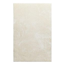 Teppich &raquo;Flavio&laquo; quadratisch 30 mm H&ouml;he Hochflor, gewebt, weich, uni, Wohnzimmer, Schlafzimmer, waschbar beige Polypropylen
