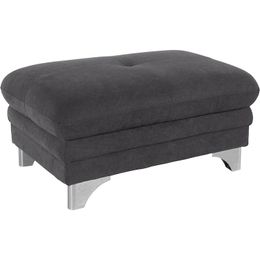 COTTA Hocker &raquo;Enterprise&laquo; grau Struktur (100% Polyester );Chenille (90% Polyester; 10% Polyamid )