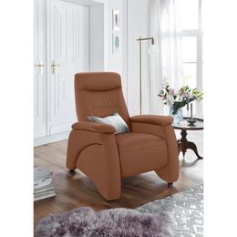 exxpo - sofa fashion Relaxsessel &raquo;Ascoli, Relaxsessel, Loungesessel, Hochlehnsessel&laquo; mit Relaxfunktion braun NaturLEDER (echtes Rindsleder) in Sitz 