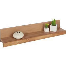 OTTO home Wandregal &raquo;Silkeborg&laquo; Set, 2 Stk. tlg. 2er-Set braun Holz teilmassiv