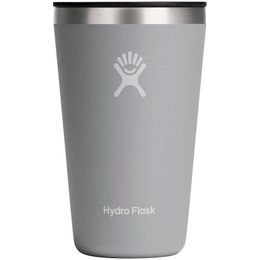 Hydro Flask Coffee-to-go-Becher &raquo;16 OZ ALL AROUND TUMBLER&laquo; doppelwandige TempShield -Vakuumisolierung grau Edelstahl
