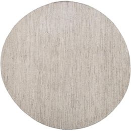 Theko Wollteppich &raquo;Amravati&laquo; rund 28 mm H&ouml;he echter Berber Teppich aus Marokko, reine Wolle, handgekn&uuml;pft beige Wolle