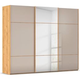 Rauch Schwebet&uuml;renschrank &raquo;Kleiderschrank Schrank Garderobe Schlafzimmerschrank SCALE-TRIO&laquo; edle dreigeteilte Front mit 2 Zierleisten Spiegel/Glas 