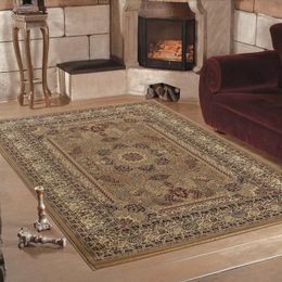 Ayyildiz Teppiche Teppich &raquo;Marrakesh 207&laquo; rechteckig 12 mm H&ouml;he Kurzflor, Orient-Optik, Webteppich, Wohnzimmer beige Kunstfaser