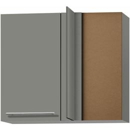 Optifit Eckh&auml;ngeschrank &raquo;Bern&laquo; Breite 85x45 cm, mit Metallgriff grau