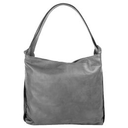 Forty Damen forty&deg; Shopper echt Leder, Made in Italy schwarz