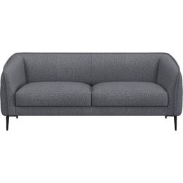 FLEXLUX 2,5-Sitzer &raquo;Belle Designsofa, Couch, bequem durch Kaltschaum im Sitz&laquo; Skandinavisches Design, In hochwertiger Verarbeitung blau 62% Polyester/