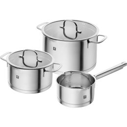 Zwilling Topf-Set &raquo;TrueFlow&laquo; Set, 3 Stk. tlg. Edelstahl silber