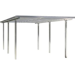 Beckmann Einzelcarport &raquo;CPTW&laquo; Aluminium 270 cm Reinwei&szlig; wei&szlig;