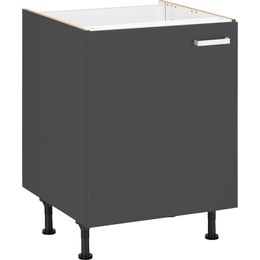 Optifit Sp&uuml;lenschrank &raquo;Parma&laquo; Breite 60 cm grau Holzwerkstoff