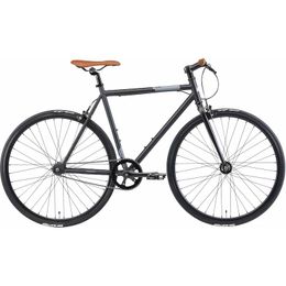 Bikestar Singlespeed 1 Gang Shimano f&uuml;r Damen und Herren schwarz Singlespeed
