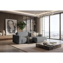 Home Affaire Schlafsofa &raquo;Noord Schlafecksofa, Breite 250 cm&laquo; Cord, Struktur, Webstoff, mit Wellenunterfederung, Massivholzrahmen 94% Polyester, 6% 