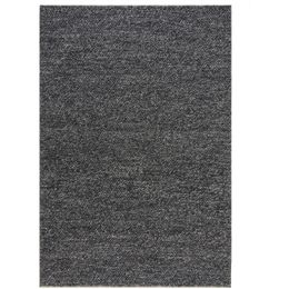 FLAIR RUGS Teppich &raquo;Minerals&laquo; rechteckig 10 mm H&ouml;he Teppich aus Wollmischung, gekn&uuml;pftes Design, meliert grau Kunstfaser, Wolle