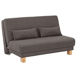 Home Affaire Schlafsofa &raquo;Gina&laquo; vom Sofa zum Bett mit einem Handgriff, in 4 Breiten, Nierenkissen gr&uuml;n Chenille (100% Polyester)