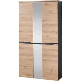Innostyle Garderobenschrank &raquo;MEMPHIS, TOPSELLER!&laquo; OTTOs Choice, Artisan Eiche Optik, viel Stauraum braun ABS-Kunststoff, Dekorfolie, Hartfaserplatte, 
