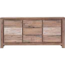 GUTMANN FACTORY Sideboard &raquo;Tulsa&laquo; Kommode, Breite 130 cm braun Holz teilmassiv