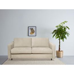 Home Affaire Schlafsofa &raquo;Virming&laquo; Dauerschlaf-Funktion mit Unterfederung und Matratze beige 100% Polyester