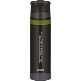 Thermos Thermoflasche &raquo;Mountain&laquo; Edelstahl schwarz Edelstahl
