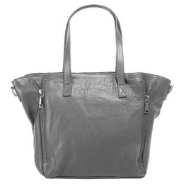 Forty Damen forty&deg; Shopper echt Leder schwarz