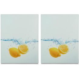 zeller Schneide- und Abdeckplatte &raquo;Lemon Splash&laquo; aus ESG-Sicherheitsglas hergestellt bunt ESG-Sicherheitsglas