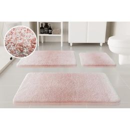 OTTO home Badematte &raquo;Utta&laquo; H&ouml;he 25 mm rutschhemmend beschichtet schnell trocknend Badteppich, getuftet, mit modernem Farbverlauf, flauschig, hochflor 