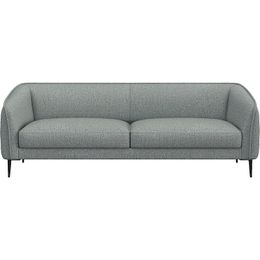 FLEXLUX 3-Sitzer &raquo;Belle Designsofa, Couch, bequem durch Kaltschaum im Sitz&laquo; Skandinavisches Design, In hochwertiger Verarbeitung blau 62% Polyester/17