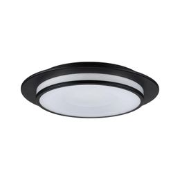 Paulmann LED Deckenleuchte &raquo;Egron 15W 360 mm Schwarz 230V 2700K Metall/Kunststoff&laquo; Warmwei&szlig; 3-step-dimmbar schwarz