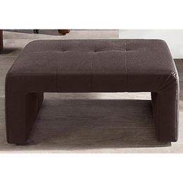 exxpo - sofa fashion Hockerbank &raquo;Barista Hockerbank mit hoher Bodenfreiheit&laquo; Sitz gepolstert,Breite ca.100 cm braun Carabu (50%Polyester, 35%Polyacryl