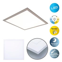 N&auml;ve n&auml;ve LED Panel &raquo;Nico&laquo; LED-Modul 1 Stk. warmwei&szlig; - kaltwei&szlig; Deckenleuchte dimmbar, CCT, Nachtlichtfunktion, Lichtfarbe wechselbar wei&szlig;