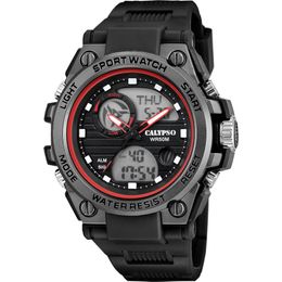 Calypso Watches Herren Calypso Watches Chronograph &raquo;Street Style&laquo; Quarzuhr, Armbanduhr, Herrenuhr, analog, digital, Tag, Wochentag