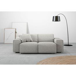 Home Affaire 2-Sitzer &raquo;Glimminge auch in Breitcord + Feincord + Easy care-Bezug&laquo; besondere Kedern&auml;hte,, Zierkissen silber 96% Polyester, 4% Polyacryl
