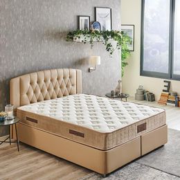 Yatas Bedding Bonnellfederkernmatratze &raquo;Majest&auml;t Luxus, Matratze 90x200, 140x200 cm & weitere Gr&ouml;&szlig;en&laquo; 30 cm hoch 207 Federn 1 Stk. tlg. H3, wendbar, ergonomisch, 