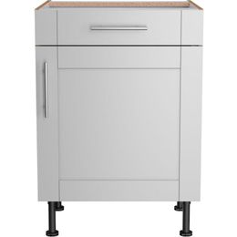 KOCHSTATION Unterschrank &raquo;KS-Ahus&laquo; Breite 60 cm grau