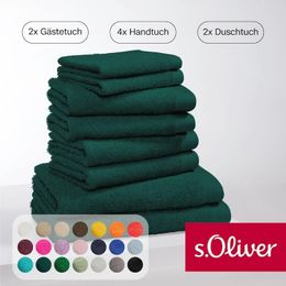s.Oliver Handtuch Set &raquo;s.Oliver, Premium Qualit&auml;t, 600 gr/m&sup2;&laquo; Set 8 Stk. Walkfrottier 2 G&auml;stet&uuml;cher 30x50, 4 Handt&uuml;cher 50x100, 2 Duscht&uuml;cher 70x140 