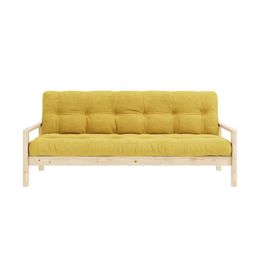 Karup Design Schlafsofa &raquo;KNOB&laquo; mit Futonmatratze, verschiedene Farben, FSC -zertifiziert, Kiefer gelb Matratzenmaterialzusammensetzung: Futonmatratze mit 