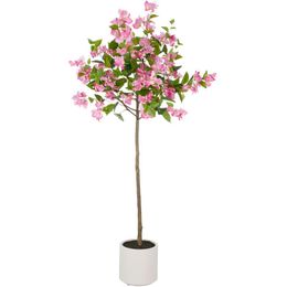 Creativ green Kunstbaum &raquo;Bougainvillea&laquo; mit zahlreichen Bl&uuml;ten pink Kunststoff