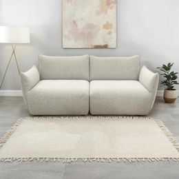 DOMO collection Big-Sofa &raquo;Bristol in 2 Breiten, Taschenfederkern f&uuml;r hohen Sitzkomfort&laquo; Breite 194cm. Pflegeleichter Strukturstoff 100% Polyester