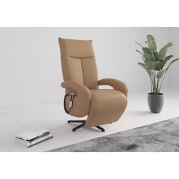 Sit & More sit&more TV-Sessel &raquo;Amica, inkl. Kopfteilverstellung & Drehfunktion&laquo; wahlweise mit 2 Motoren, Akku und Aufstehhilfe braun