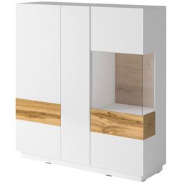OTTO home Sideboard &raquo;SILKE&laquo; Breite 130 cm wei&szlig;
