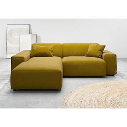 Home Affaire Ecksofa &raquo;Glimminge L-Form auch in Breitcord, Feincord + Easy care-Bezug,&laquo; Breite 234, Zierkissen gr&uuml;n 95% Polyester, 5% Nylon