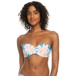 Roxy Damen Bandeau-Bikini-Top &raquo;Roxy Love The Beach Vibe&laquo; blau L, Cup B