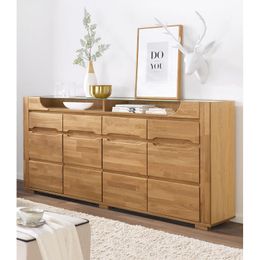 OTTO home Sideboard &raquo;Denis&laquo; Breite 200 cm braun Holzwerkstoff