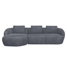 FLEXLUX Wohnlandschaft &raquo;Torino, rund, L-Form, Sofa-Ecke mit Recamiere, Longchair-Sofa&laquo; Modernes, organisches Sofa-Design, Kaltschaum, 