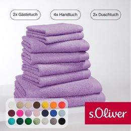 s.Oliver Handtuch Set &raquo;s.Oliver, Premium Qualit&auml;t, 600 gr/m&sup2;&laquo; Set 8 Stk. Walkfrottier 2 G&auml;stet&uuml;cher 30x50, 4 Handt&uuml;cher 50x100, 2 Duscht&uuml;cher 70x140 