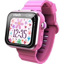 Vtech Lernspielzeug &raquo;KidiZoom Smart Watch MAX pink&laquo; pink Gummi, Kunststoff