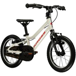 Kinderfahrrad &raquo;KROSS Kinderrad Lightweight Liftie 14" grau&laquo; 1 Gang ohne Schaltung grau Kinderfahrrad